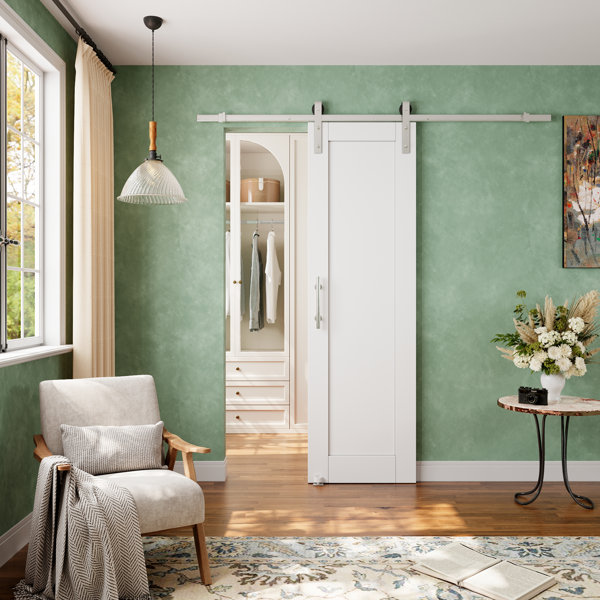 Win Stellar 1-Lite White Primed Solid Core Manufactured Wood With Nickel-Plated Installation ...